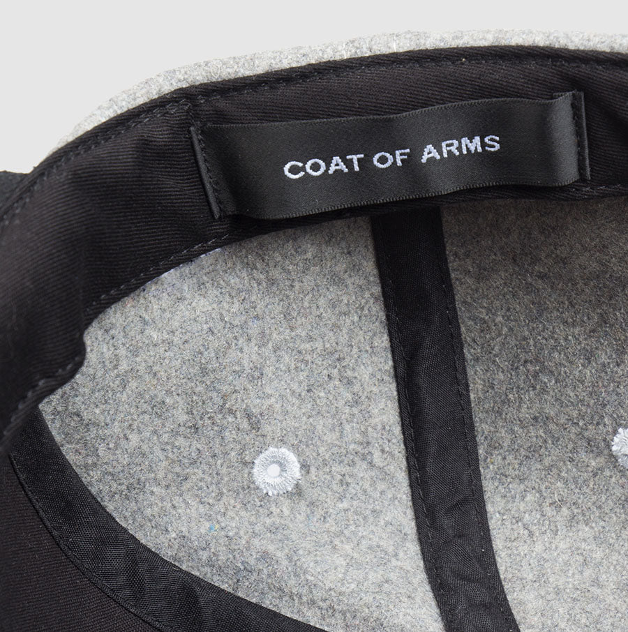 COA Monogram Hat in Grey Wool – Coat of Arms